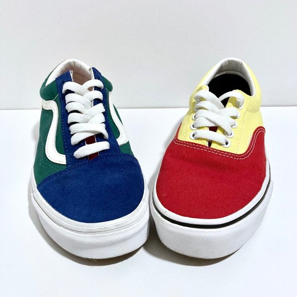 Vans | Shoes | Vans Old Skool Intentionally Mismatched Primary Color ...